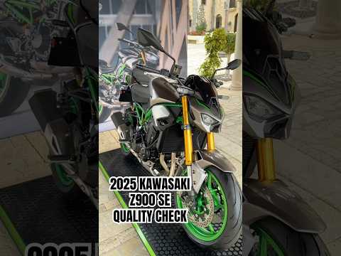 2025 Kawasaki Z900 SE Quality Check ASMR