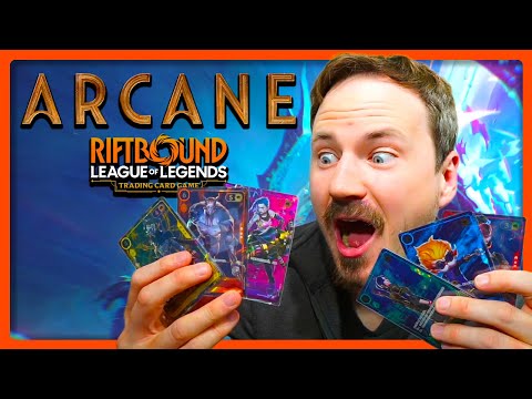 GORGEOUS CARDS! Riftbound TCG Arcane Promo Set Box Opening!