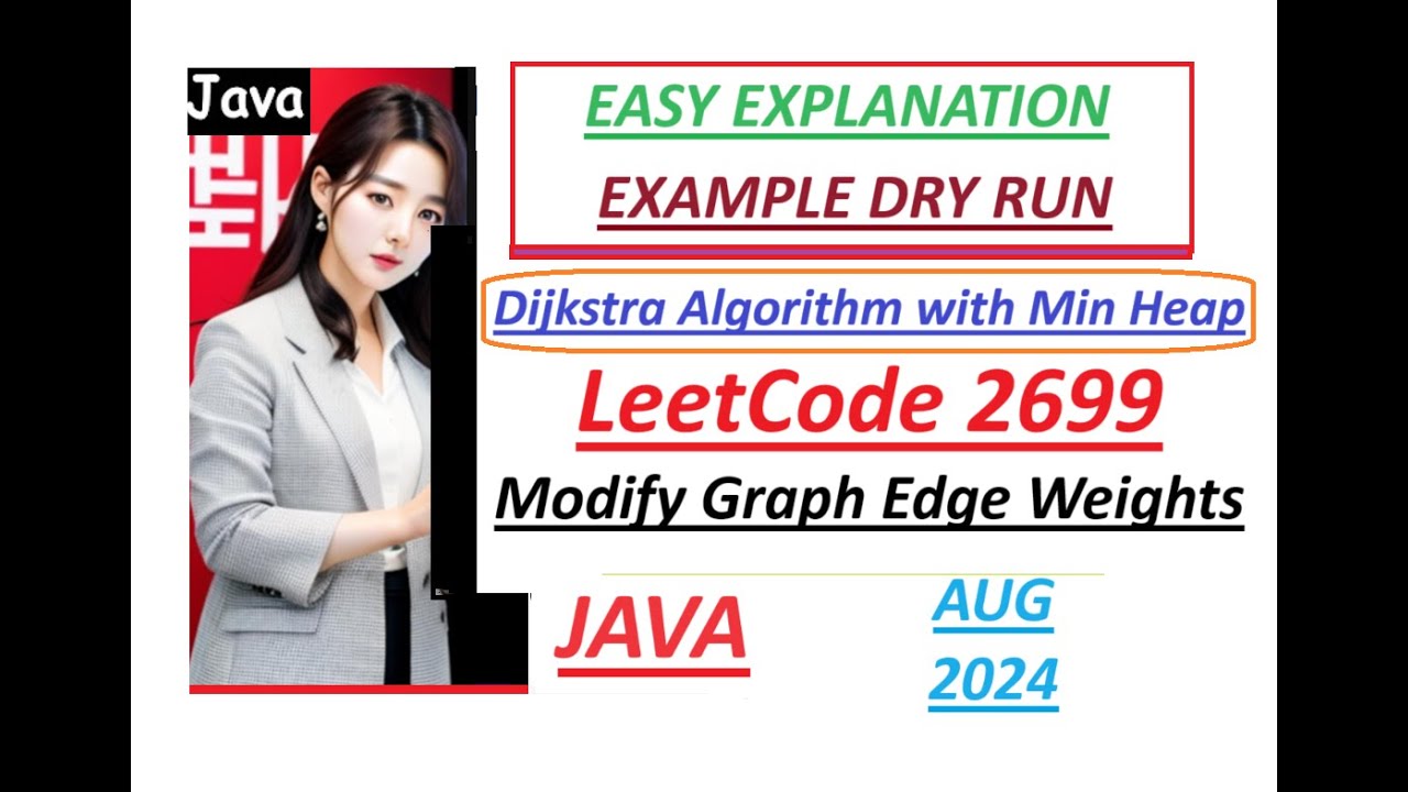 Modify Graph Edge Weights | Leetcode 2699 | Dijkstra Algorithm | Min Heap | Java | Developer Coder