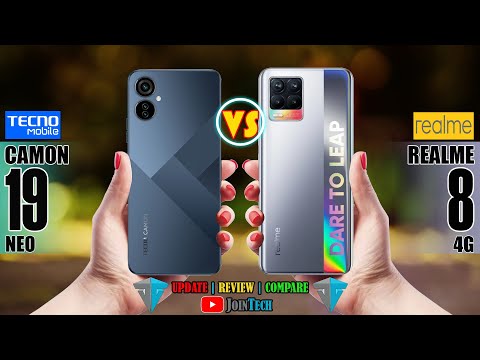 TECNO CAMON 19 NEO VS REALME 8 FULL SPECIFICATIONS COMPARISON