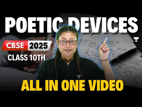 Poetic Devices Class 10 English | All Poems Poetic Devices | Figure Of Speech | Nikita Singh Ma'am