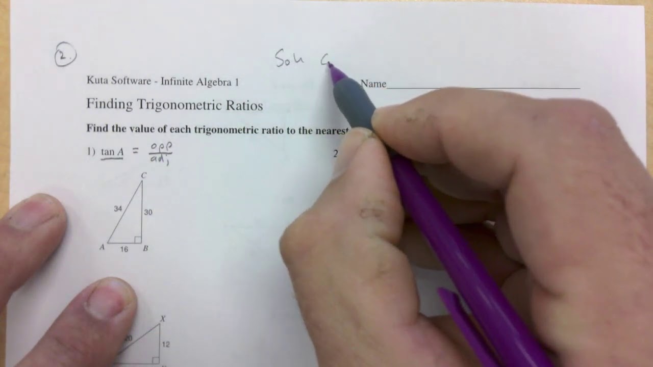ESMR2S - Trigonometry Help with worksheets