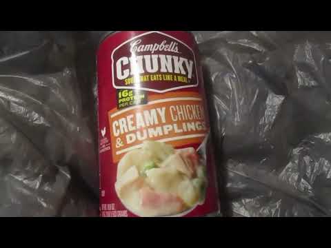 Campbell's Chunky Chicken & Dumpling Soup #campbells #chunkychicken #dumpling #soup