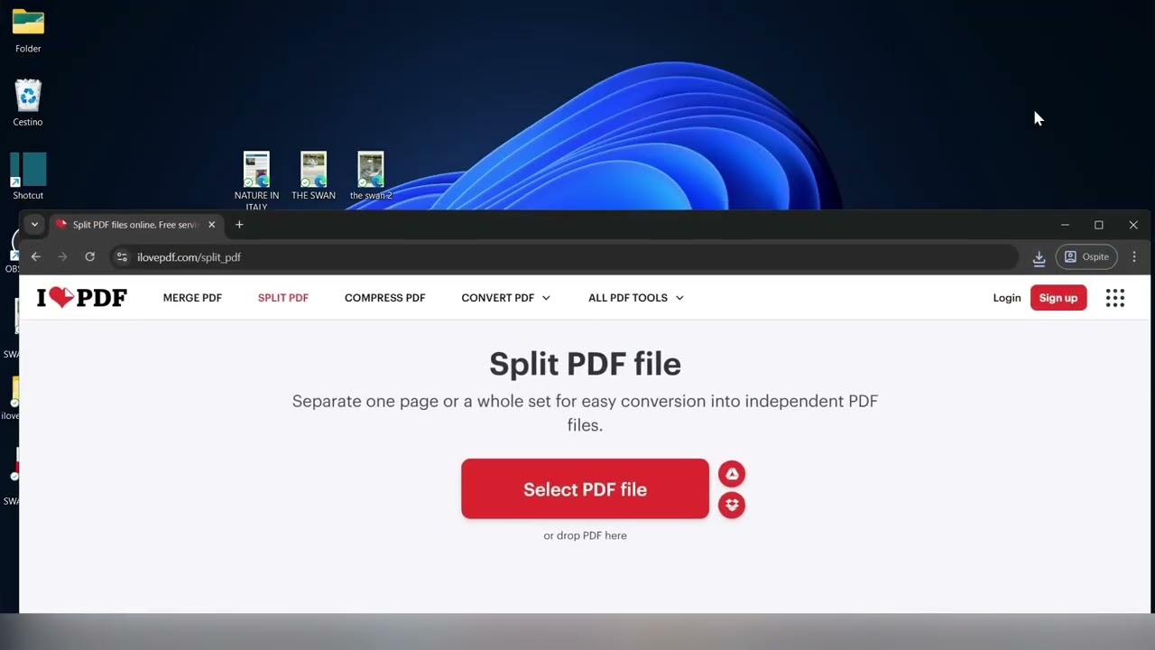 Videoguide - How to Merge and Divide PDF Documents, Free, Fast, Easy, Using IlovePDF Website Tools