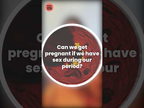 Can you get pregnant if you have sex during periods? #sexualhealthforwomen