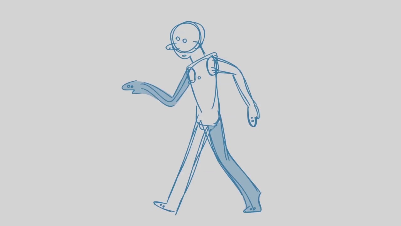 Fishman Walk Animation: Rough