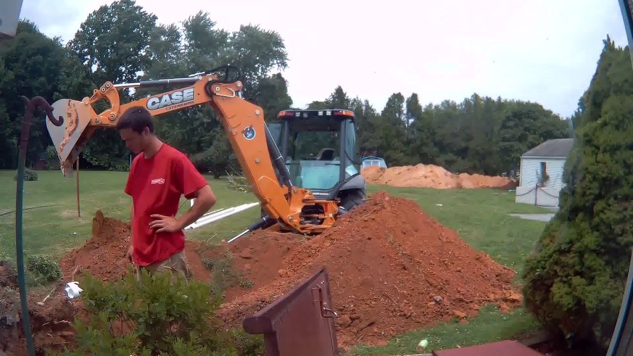 Septic Install Timelapse