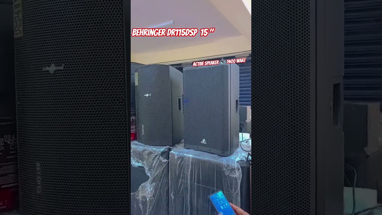 behringer dr 115 dsp speaker 🔊 behringer dr 115dsp active speaker 1400 #dj #djremix #trending