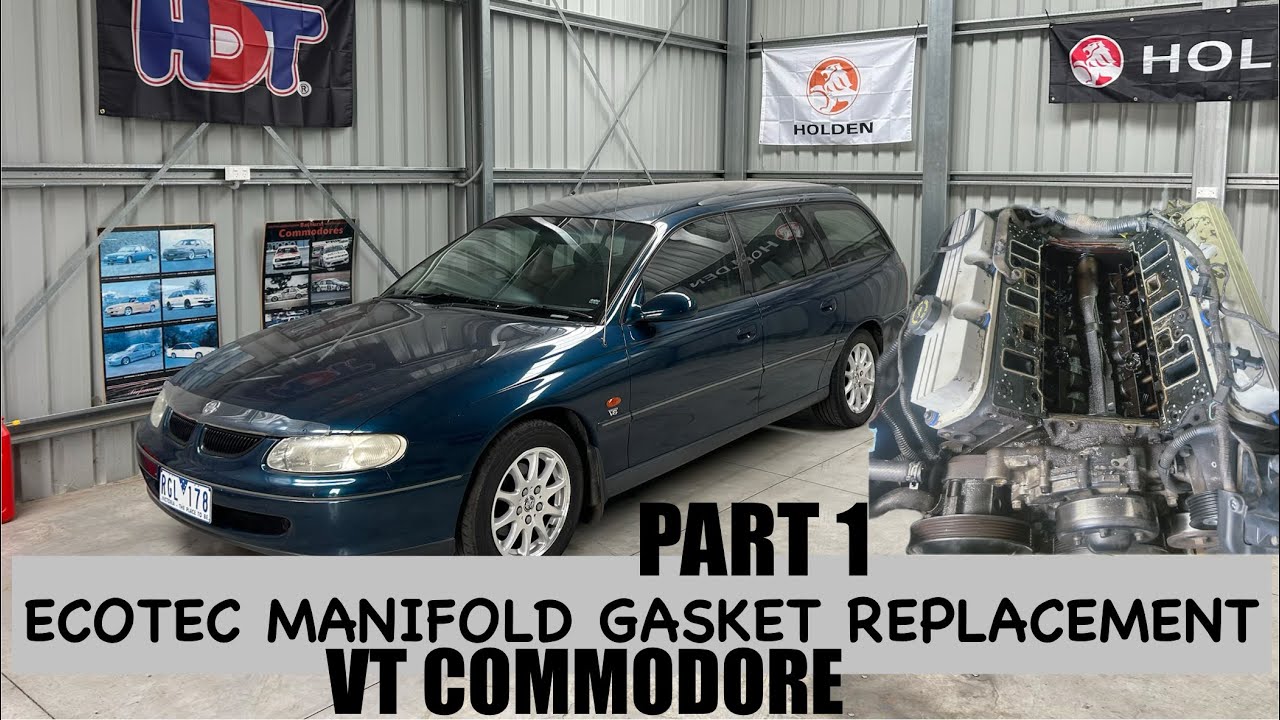 VT Commodore - Ecotec manifold gasket replacement Part 1. 