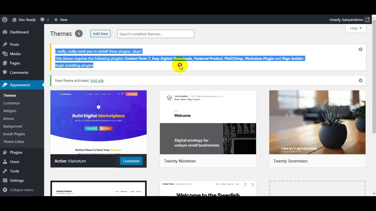 Install All Required Plugin