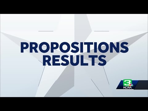 California 2022 Midterm Election: Propositions results