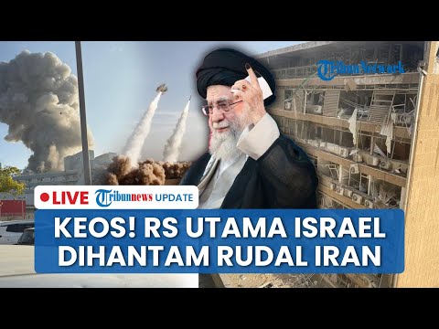 🔴LIVE: Kepanikan Pecah! Rudal Balistik Iran Hantam Rumah Sakit Soroka Israel, Gedung Rusak Parah