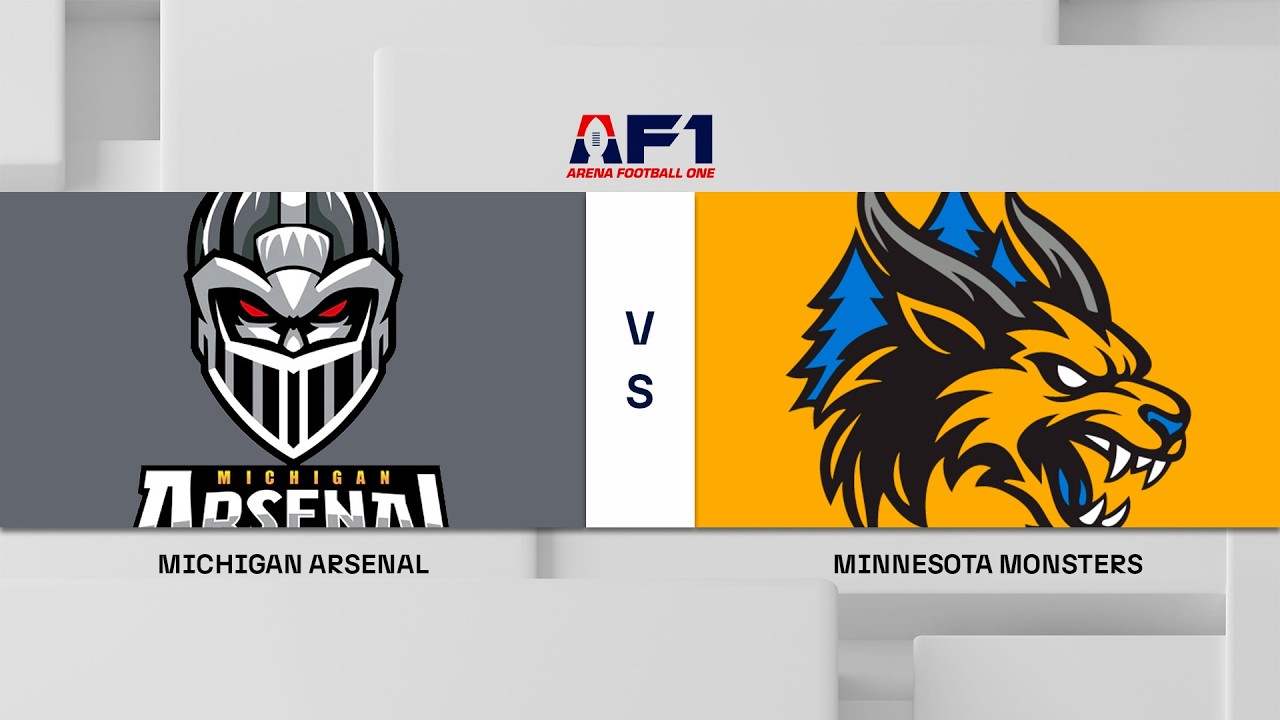 #AF1 - Arena Football One | Michigan Arsenal vs Minnesota Monsters - GAME HIGHLIGHTS | April 25 2026