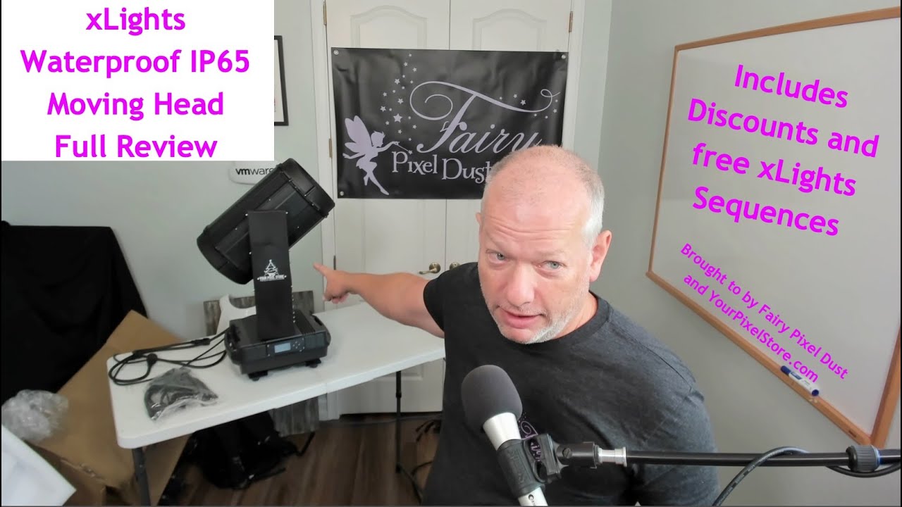 Your Pixel Store Waterproof IP65 xLights Moving Head Full Review