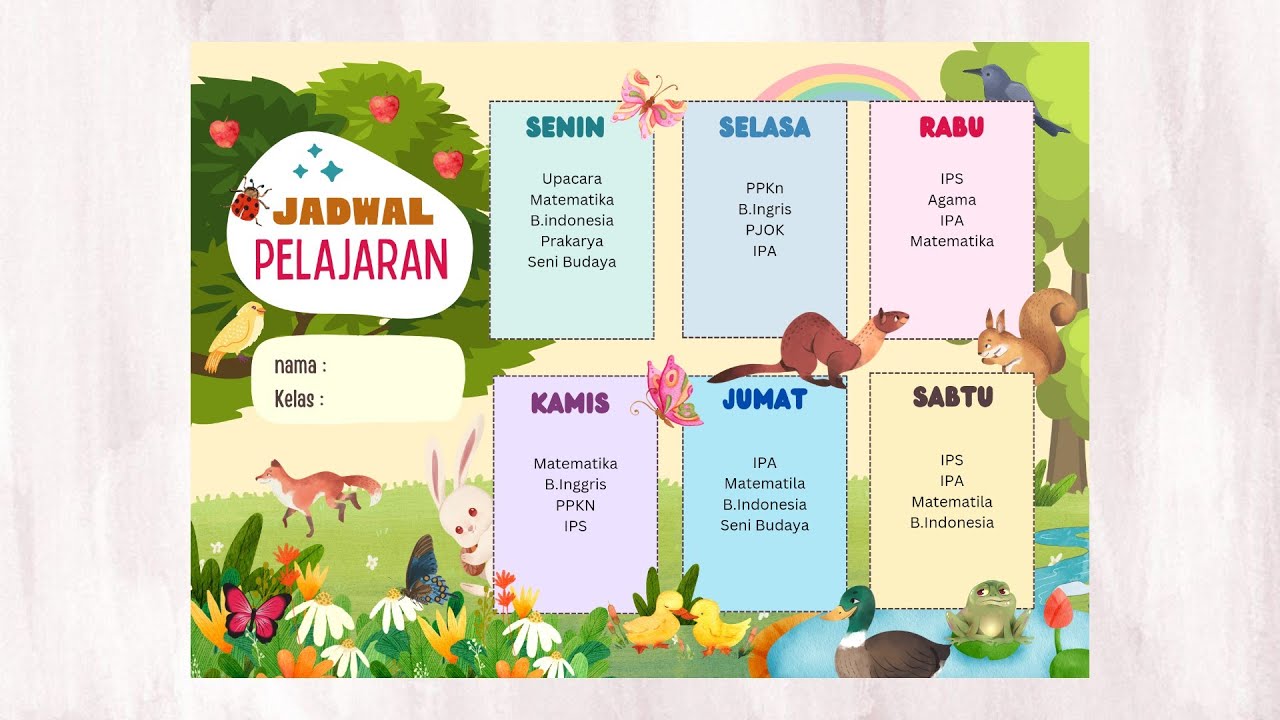 How to Create a Class Schedule in the Free Canva App