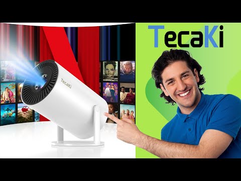 Tecaki Smart Portable Projector 1080P 4K Supported Review