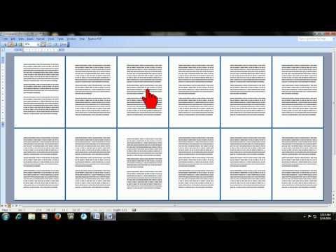 Microsoft Word shortcut Keys: How to view page preview in word 03, 07, 13
