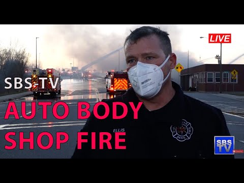 SBS-TV: AUTO BODY SHOP FIRE