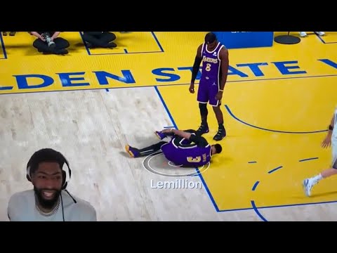 When Anthony Davis Plays As Himself In NBA 2K23...