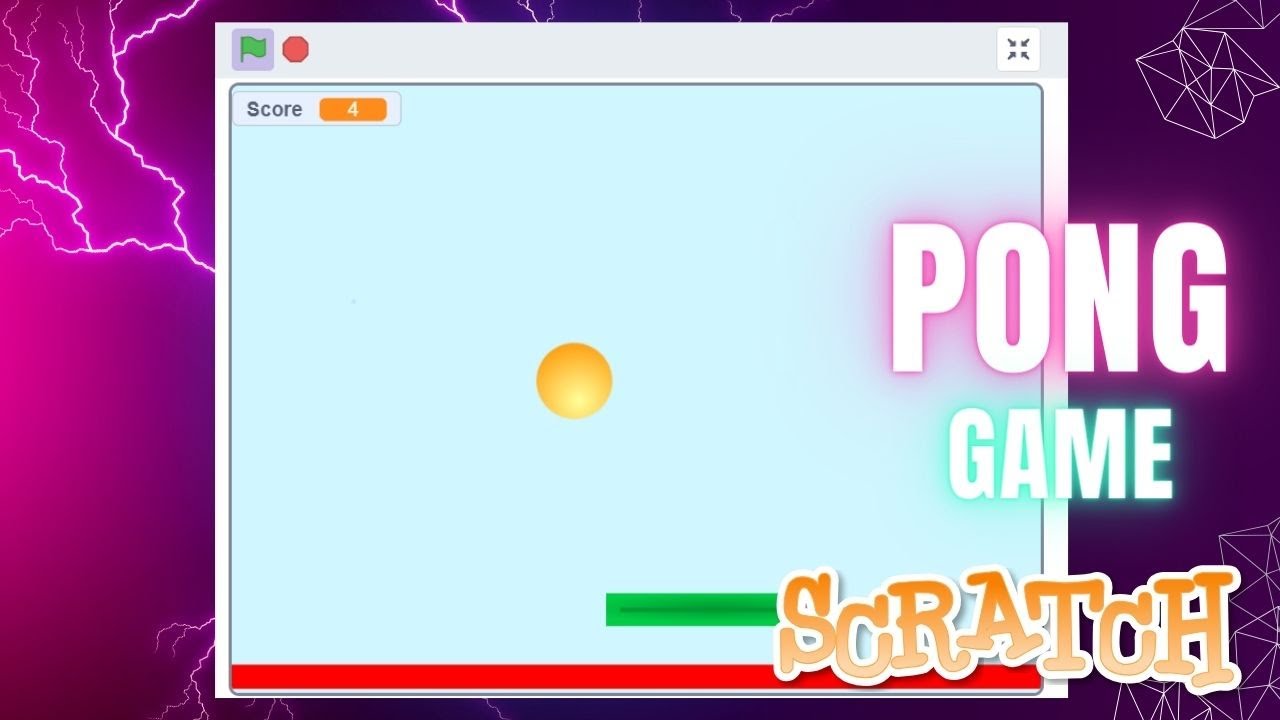 How to make a singleplayer Pong Game in Scratch