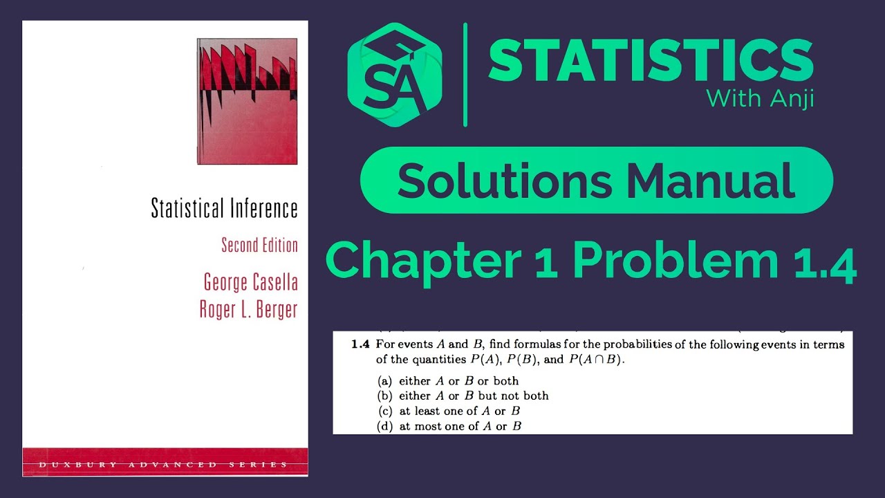 Casella and  Berger Statistical Inference  Chapter 1 Problem 4 solution