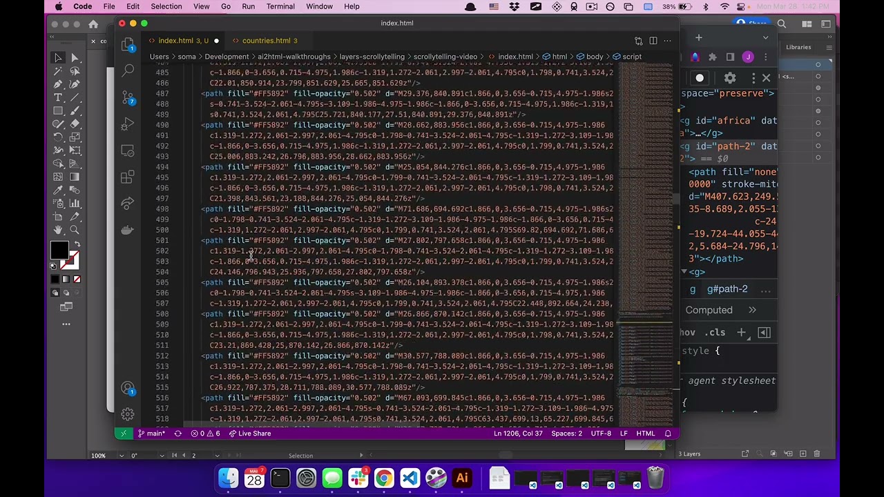 Scrollytelling with ai2html and scrollama.js