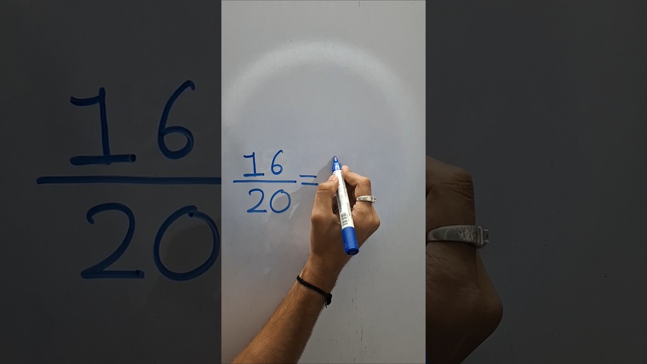 Simplest form of fraction #study #mathstricks #maths #boardexam #education #knowledge #fractions