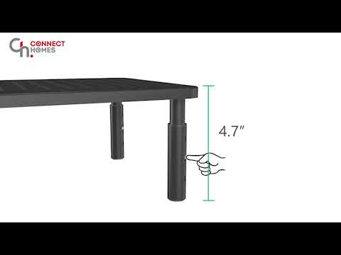 WALI Computer Monitor Stand for Desk, Adjustable Laptop Riser, Desk Monitor Stand Underneath