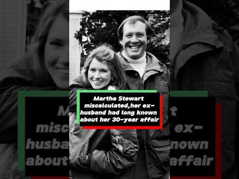 Martha Stewart’s known about her 30 years affair. #celebrity #usa