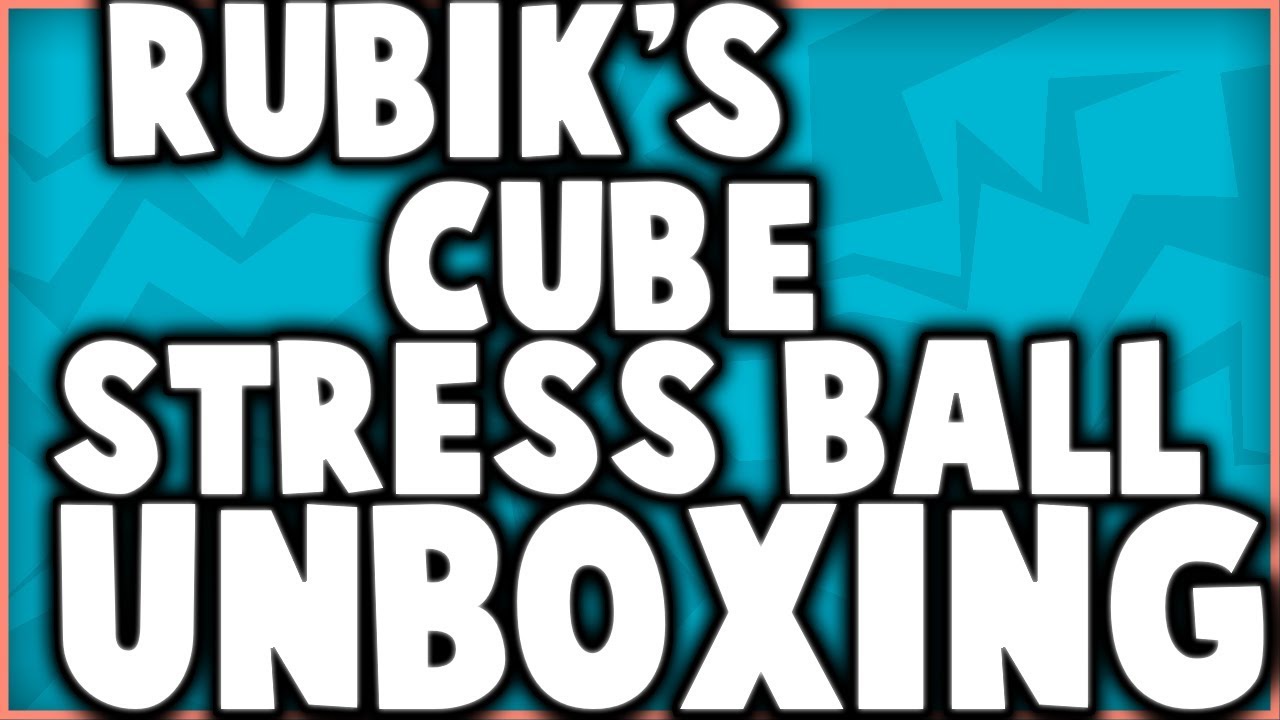 AMAZING RUBIK'S CUBE STRESS BALL UN-BOXING!