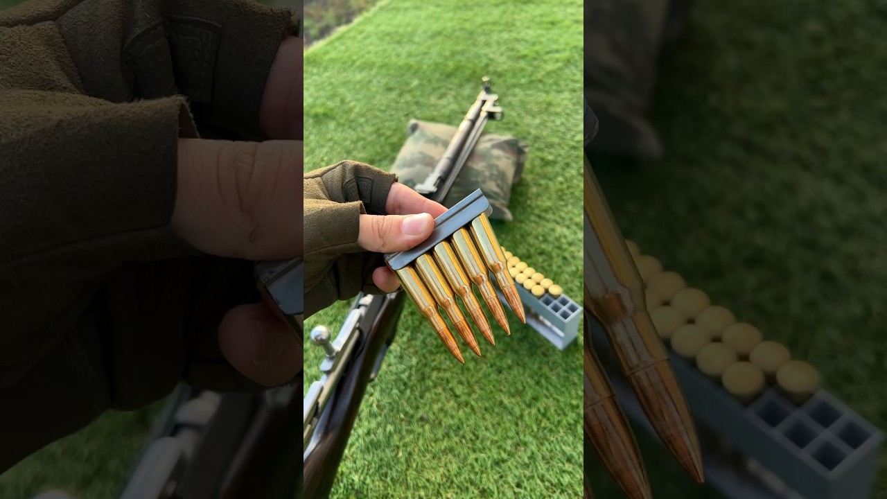 1944 Mosin Rifle ASMR Loading