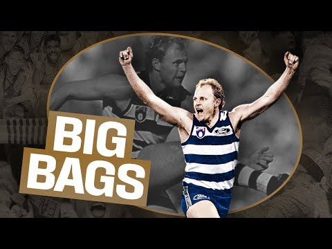 BROWNLESS! Geelong forward breaks finals record with nine goals v Bulldogs | 1992 | Big Bags | AFL