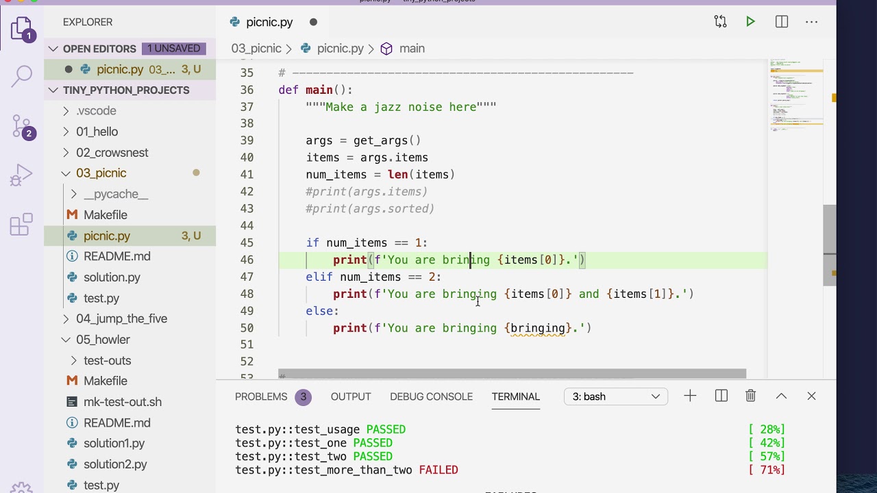 Tiny Python Projects: Ch 3 Pt 13 (Solution pt 2)