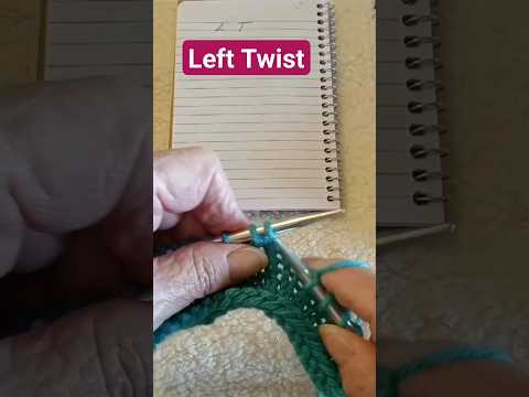 Left Twist Knitting Abbreviation #knitting