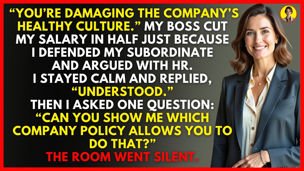 My Boss Slashed My Salary 50% — So I Requested the Company Policy.