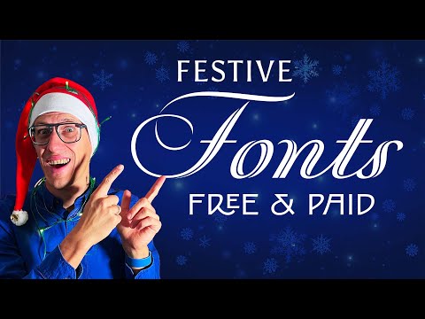 10 Fonts for Stunning Holiday Designs: Free & Premium Picks