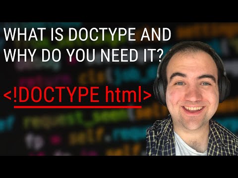 What is the DOCTYPE tag in HTML5