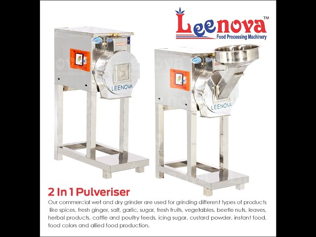 Food Processing Machinery - SS 2in1 Food Pulverizer Machine ...