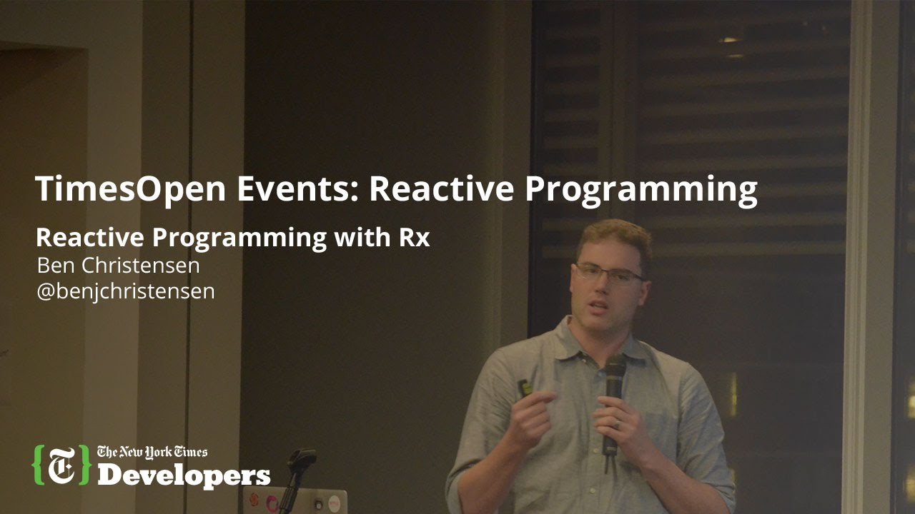 Ben Christensen on Reactive Programming with RxJava (TimesOpen: Reactive Programming)