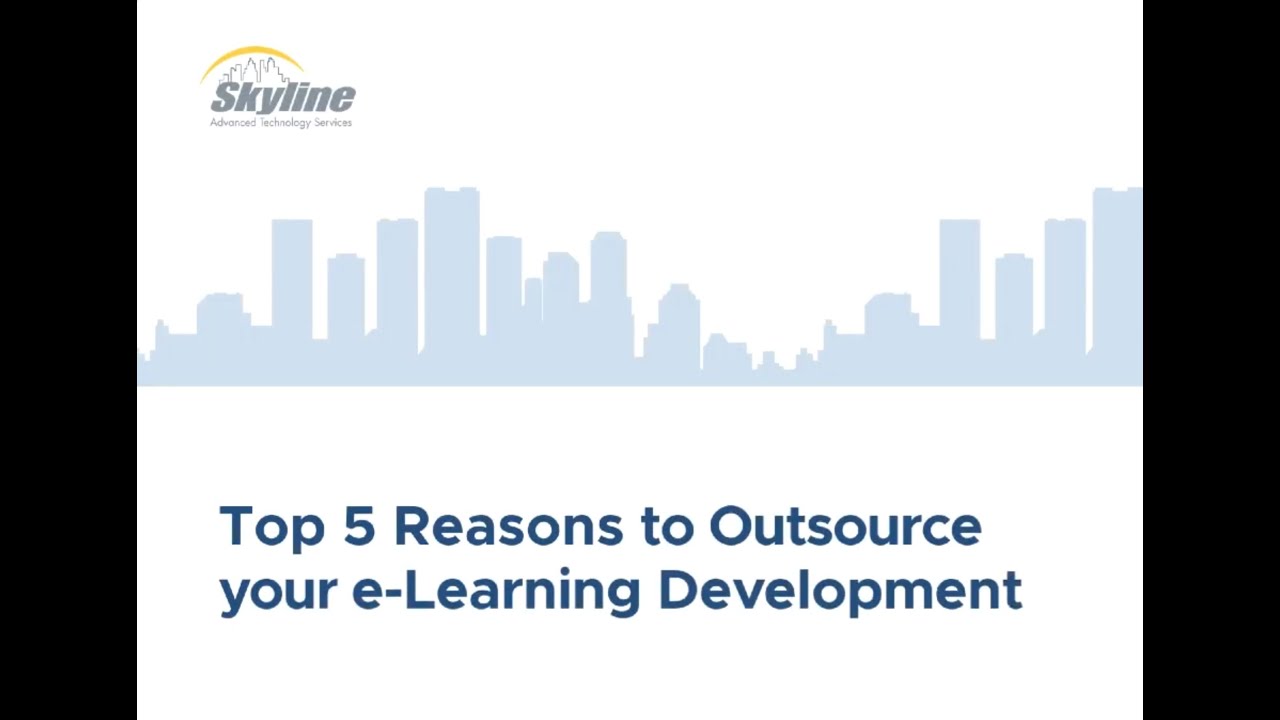 Top 5 Reasons to Outsource your e-Learning Development