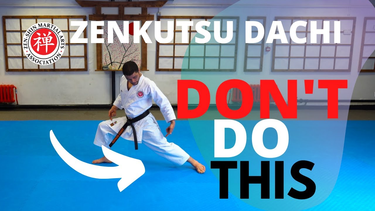 Is your Zenkutsu Dachi too big?