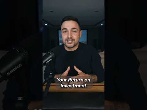 R.O.I ! 📈📊Return on investment is a very commonly used term in business and real estate.
