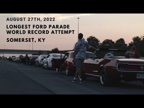 Longest Ford Parade | Guinness World Record Attempt | Somerset, KY