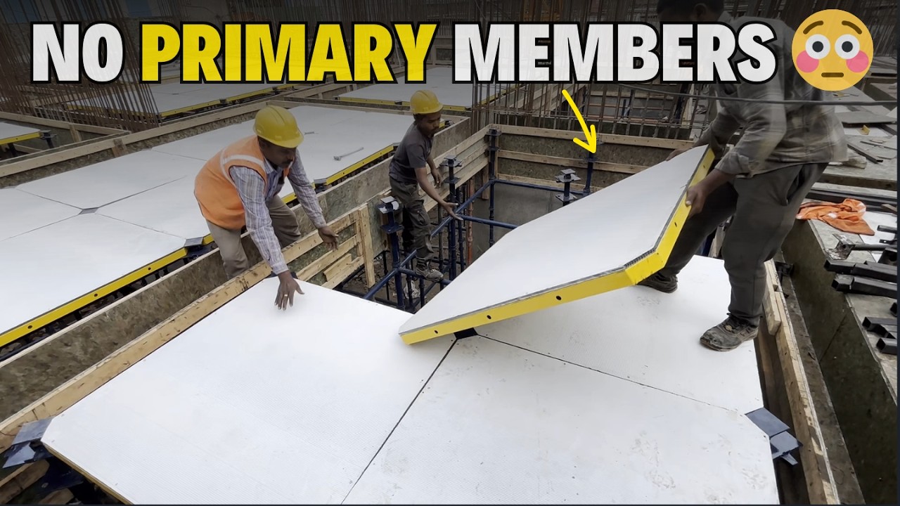 Drop Head Slab Shuttering Method | No Primary Members Required (Part 2) | Ep. 25