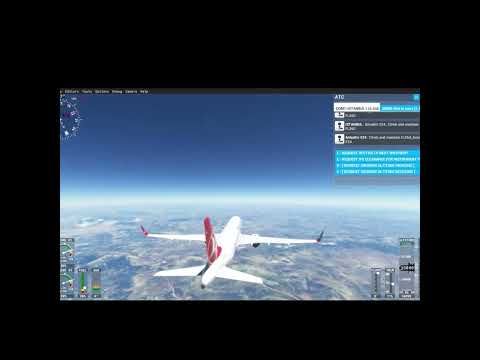 Full flight in a minute #flightsimulator2020 #msfs2020 #microsoftflightsimulator #a32nx #shorts