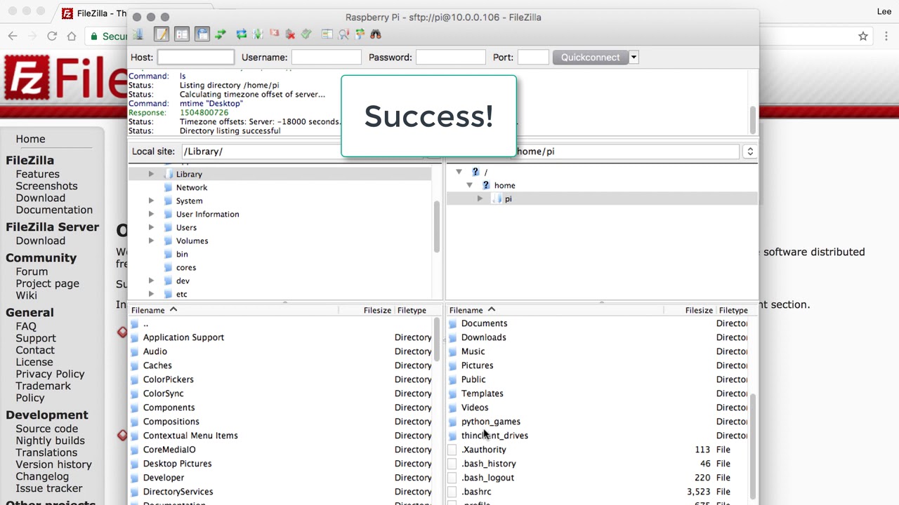 SFTP Secure SSH File Transfer Protocol