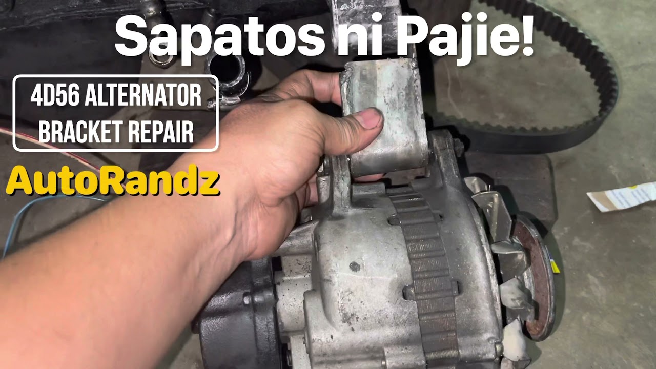 PAJERO 4D56 ALTERNATOR MOUNTING PROBLEM, FIXED! | AUTORANDZ