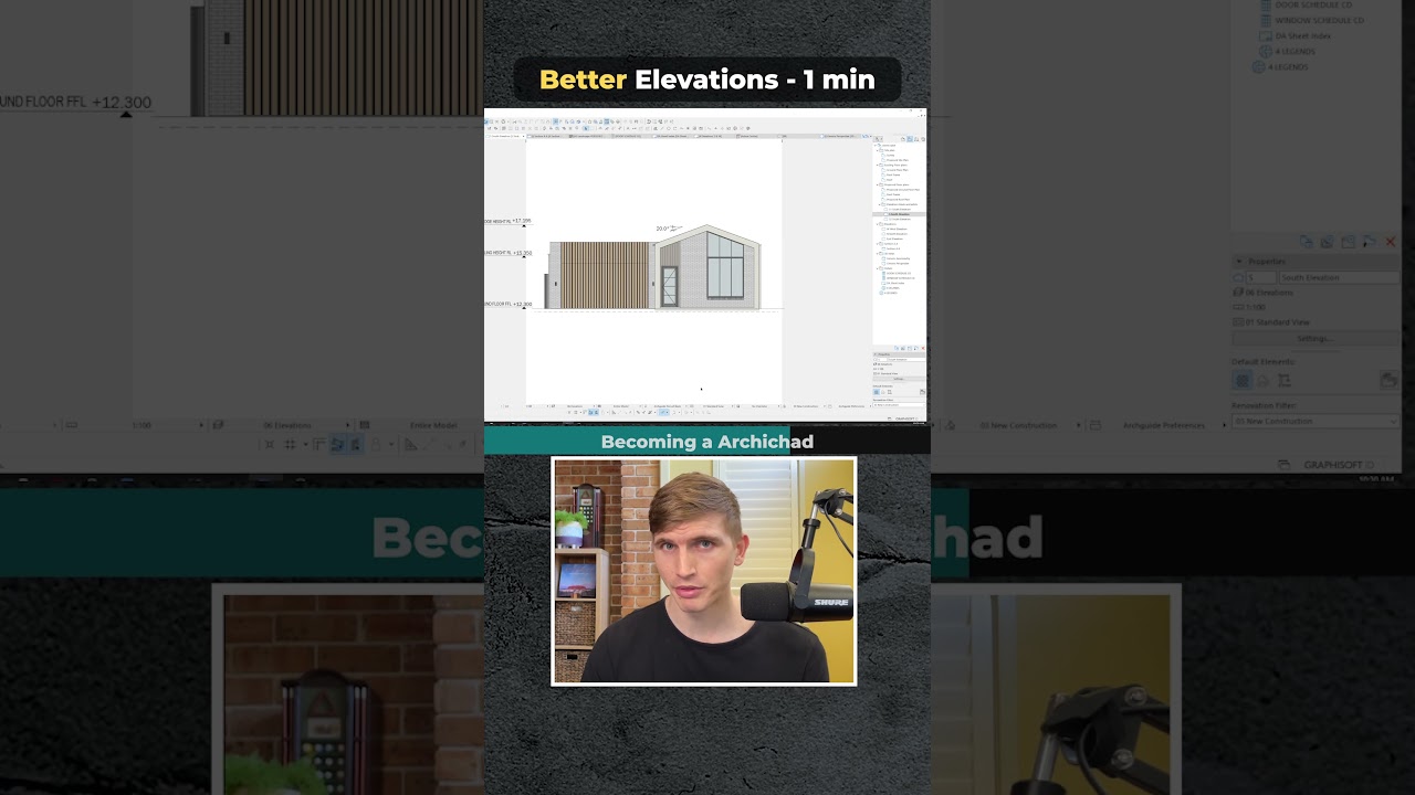 ArchiCAD Tutorial: Make Elevations Beautiful