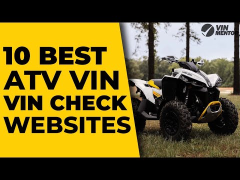 10 Best ATV VIN Check Websites [Top 2024 Picks]