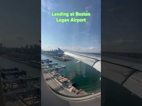 Landing at Boston Logan International Airport ✈️ | July 2023